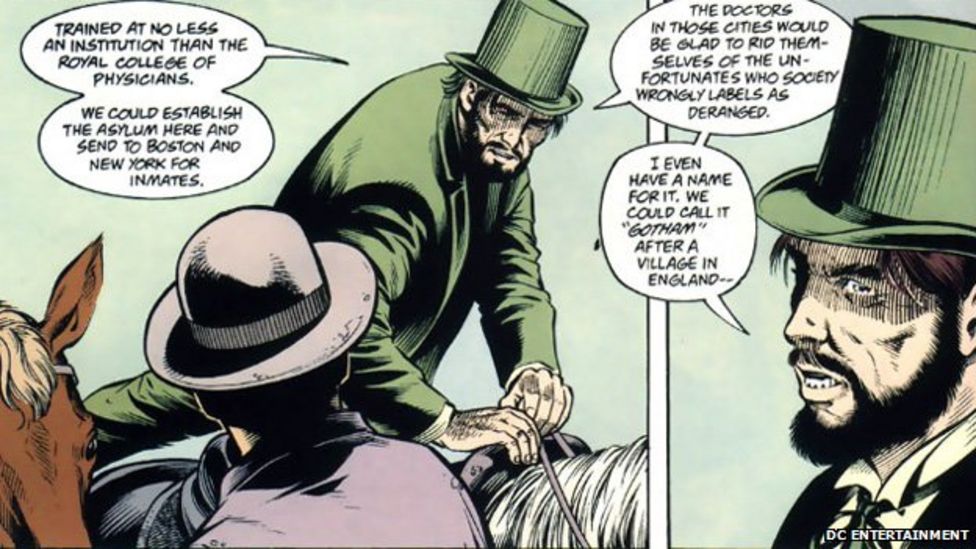 The real Gotham: The village behind the Batman stories - BBC News