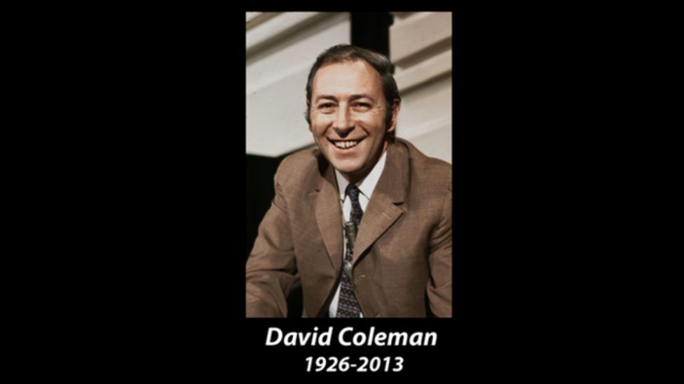 David Coleman: Former BBC sports broadcaster dies at 87 - BBC News