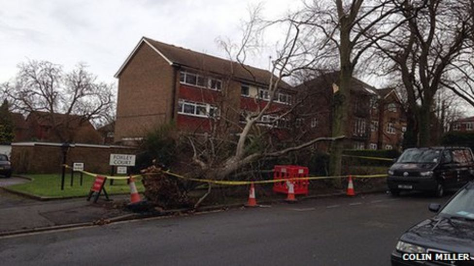 UK storm: Damage disrupts travel as more severe weather hits - BBC News