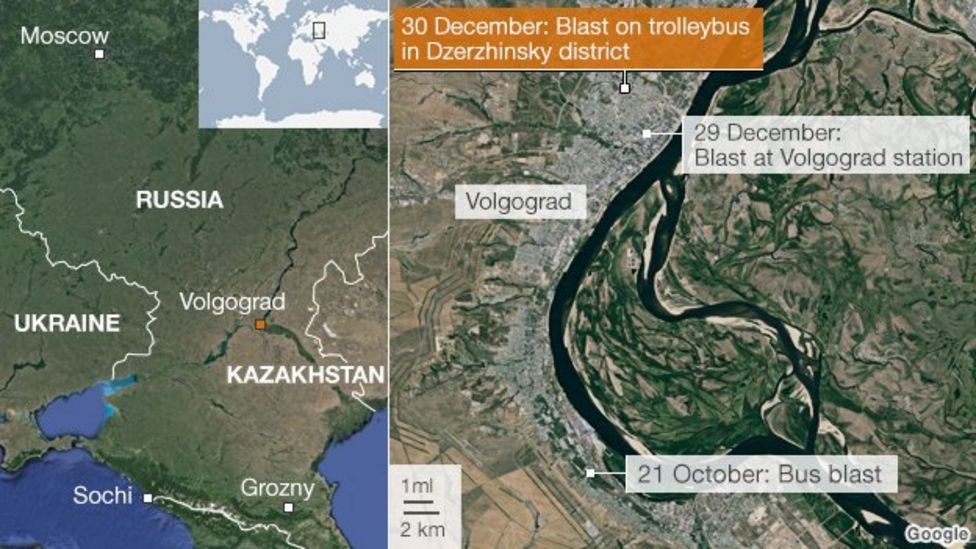 Volgograd blasts: Second suicide bomb hits Russia city - BBC News