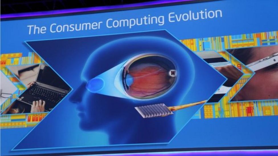 Intel RealSense 3D depth camera fitted into smartphone - BBC News