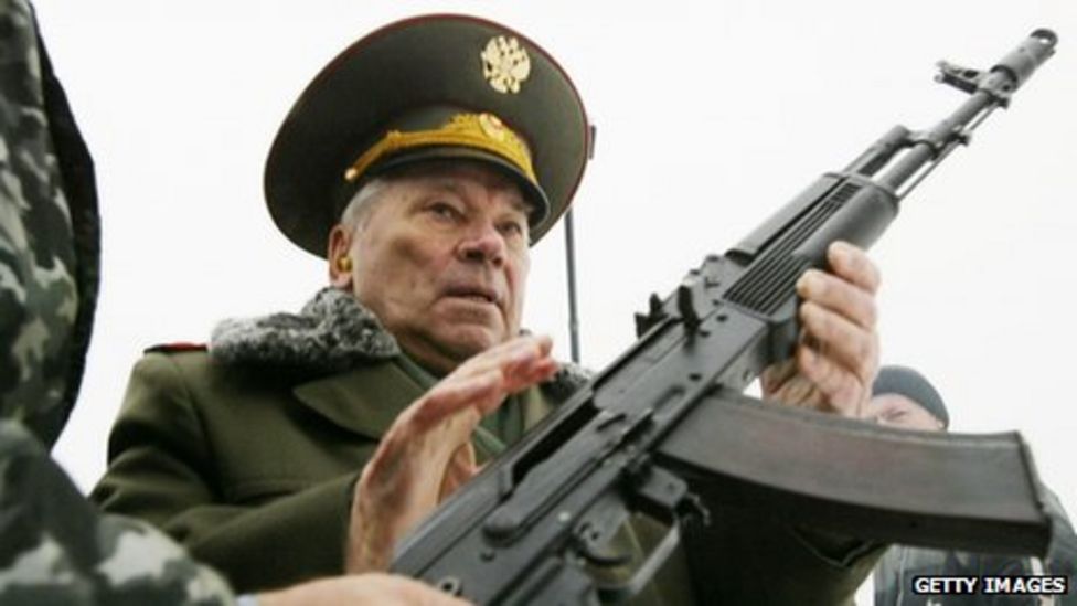 Kalashnikov 'feared he was to blame' for AK-47 rifle deaths - BBC News