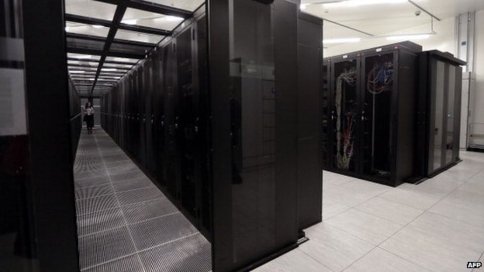 Inside a custom-built data centre - BBC News