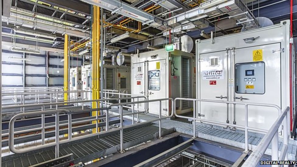 Inside a custom-built data centre - BBC News
