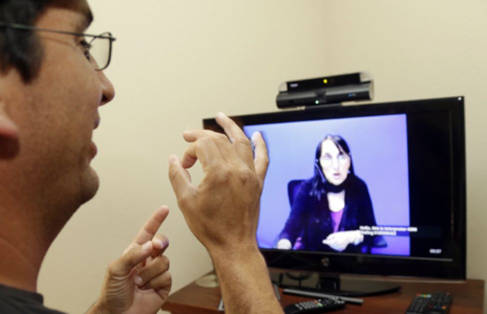 See Hear The Rise Of Video Relay BBC News