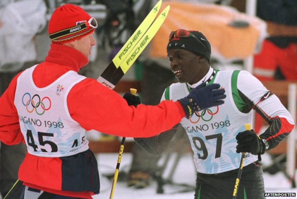 Philip Boit and Bjorn Daehlie: Cross-country friends - BBC News