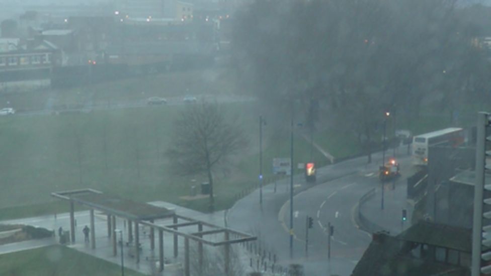 West Bromwich church and houses hit by lightning in storm - BBC News