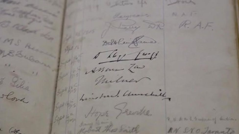 'Unique' WW1 ledger from Folkestone published online - BBC News