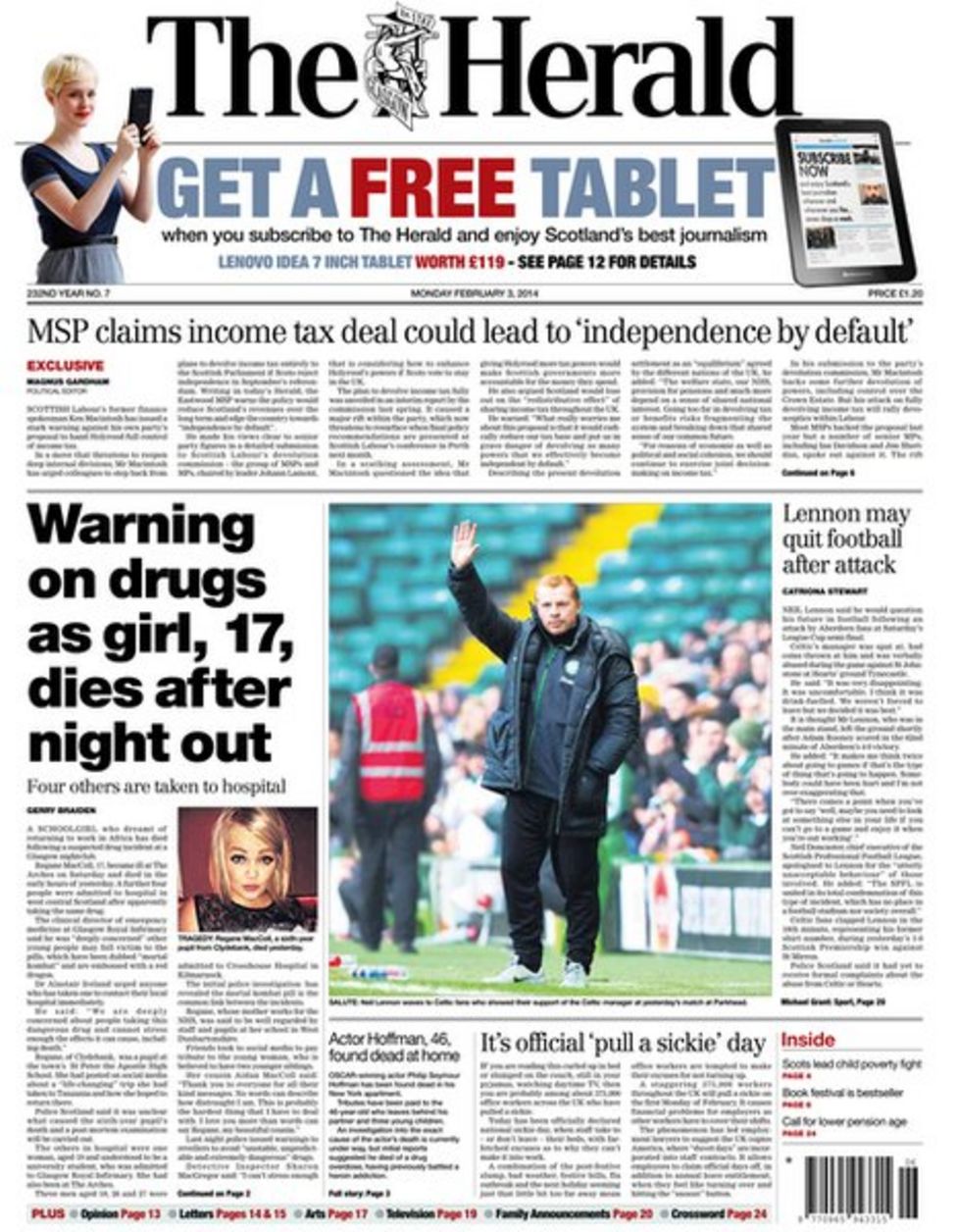 The front pages of Scotland's newspapers - BBC News