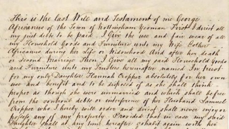 George Africanus: Work to uncover former slave's life - BBC News