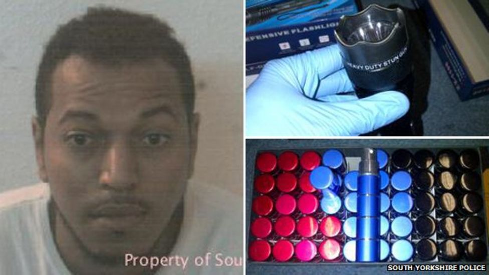 Mathew Bandoo Jailed For Lipstick Cs Gas And Stun Gun Haul Bbc News