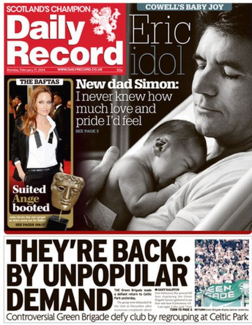 The front pages of Scotland's newspapers - BBC News