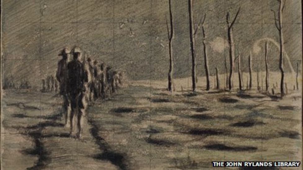 University of Manchester letters from WW1 trenches go on show - BBC News