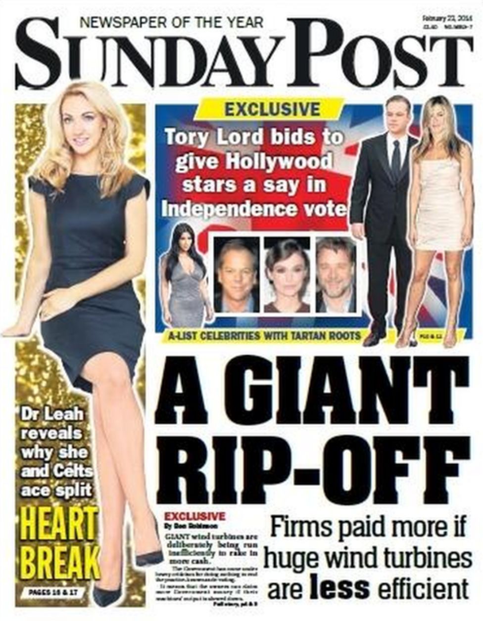 The front pages of Scotland's newspapers - BBC News