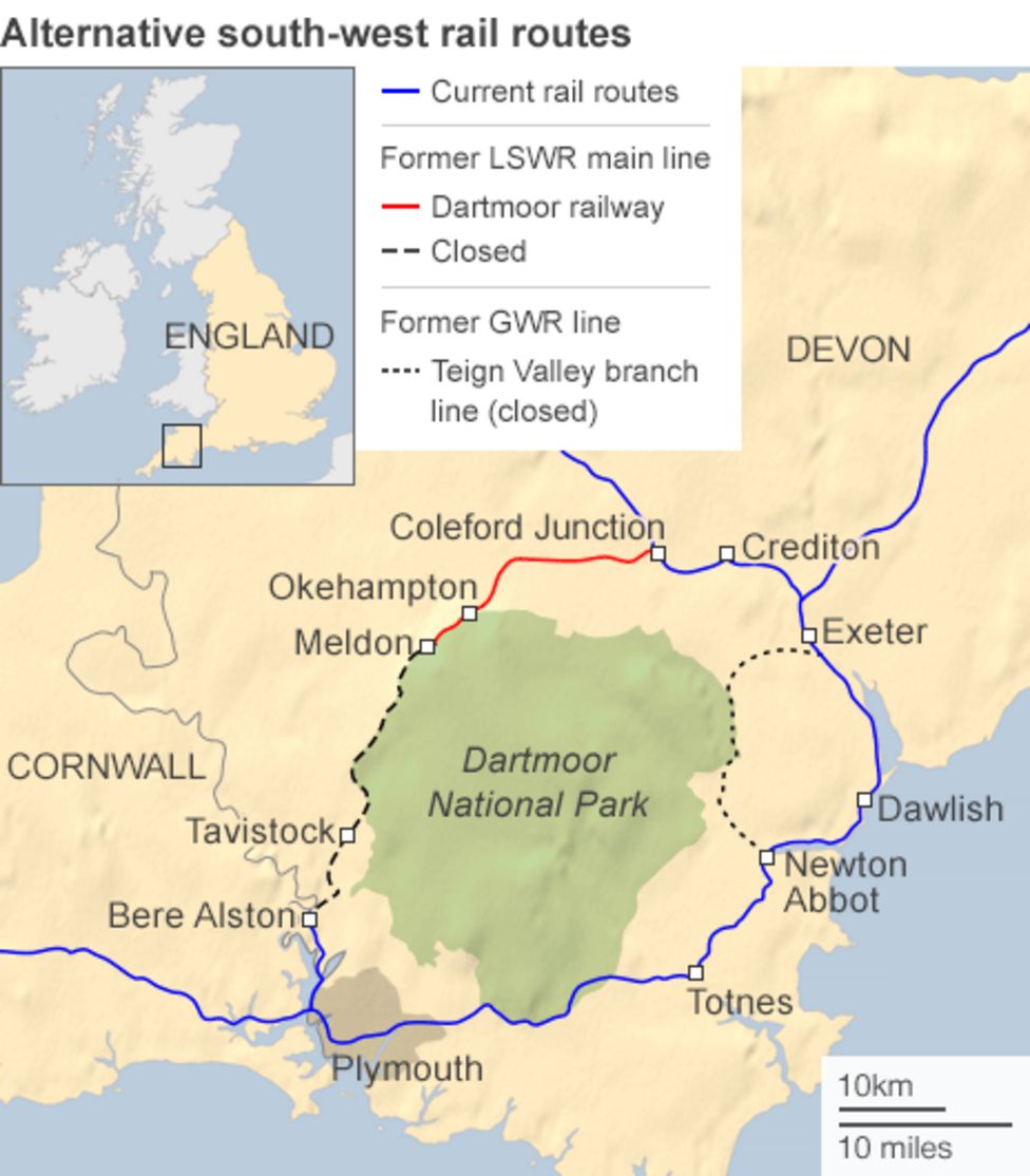 Rail bosses mull five options on wrecked Dawlish line - BBC News