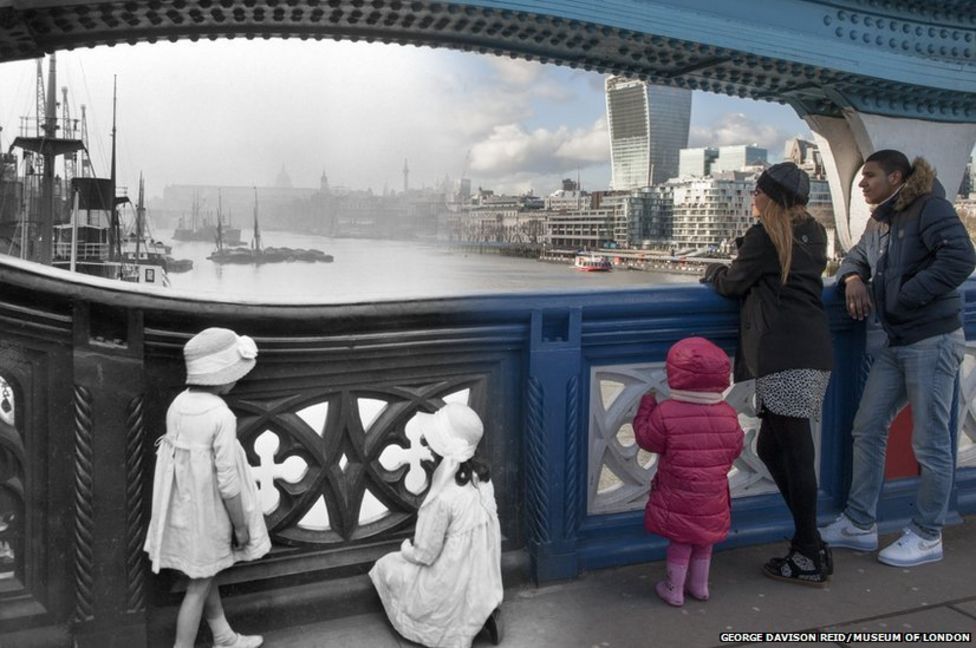 In pictures: London now and then - BBC News