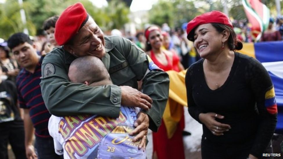 Venezuela protests on eve of Chavez's death anniversary - BBC News