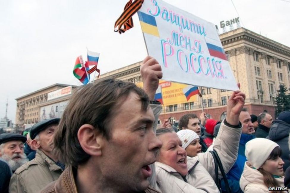 Eastern Ukraine wary of intervention and escalation - BBC News