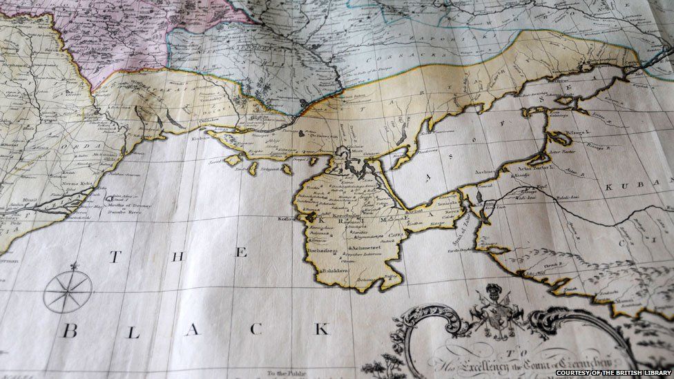Ukraine maps chart Crimea's troubled past - BBC News