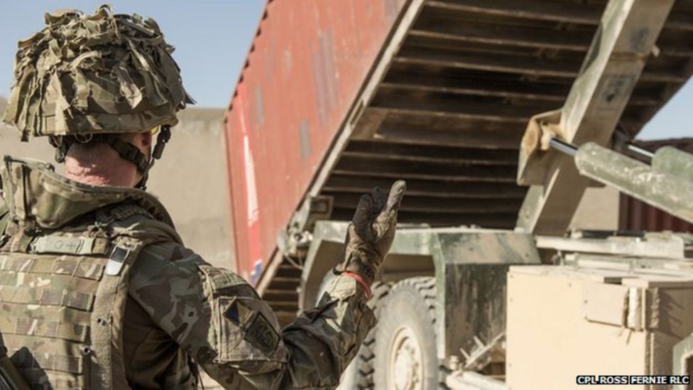 Saying goodbye to Camp Bastion - BBC News