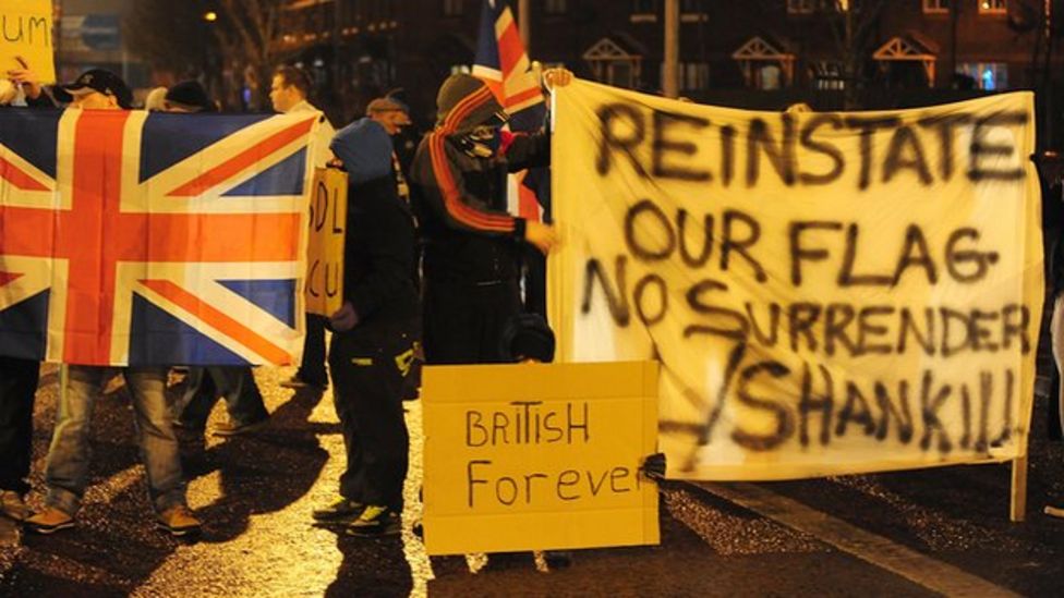 PSNI wins loyalist flag protest handling appeal - BBC News