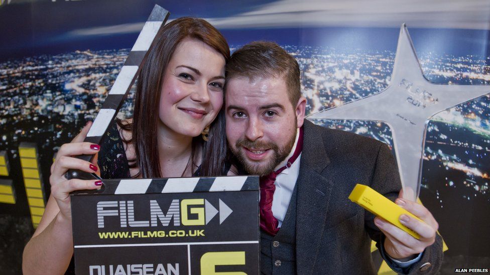 In pictures: FilmG winners and presenters - BBC News