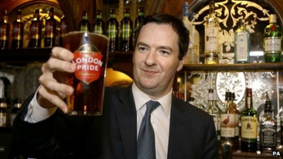 Row over Tory 'beer and bingo' Budget advert - BBC News
