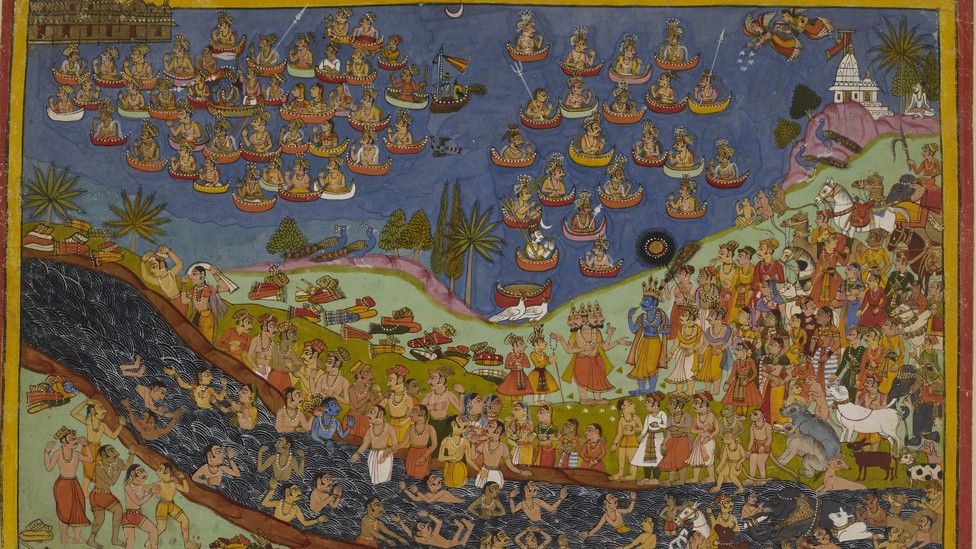 In pictures: Stunning Ramayana manuscript goes digital - BBC News