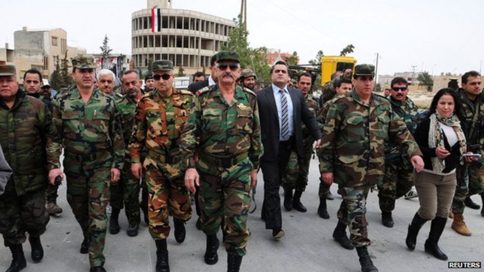 Yabroud town - a strategic prize for Syria government - BBC News