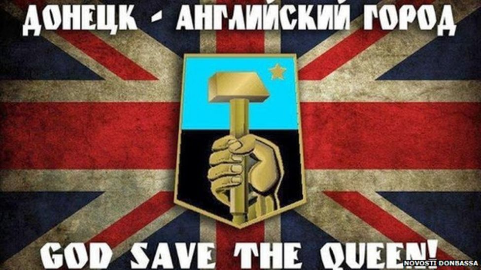 Ukraine: Campaign for Donetsk 'to join UK' - BBC News