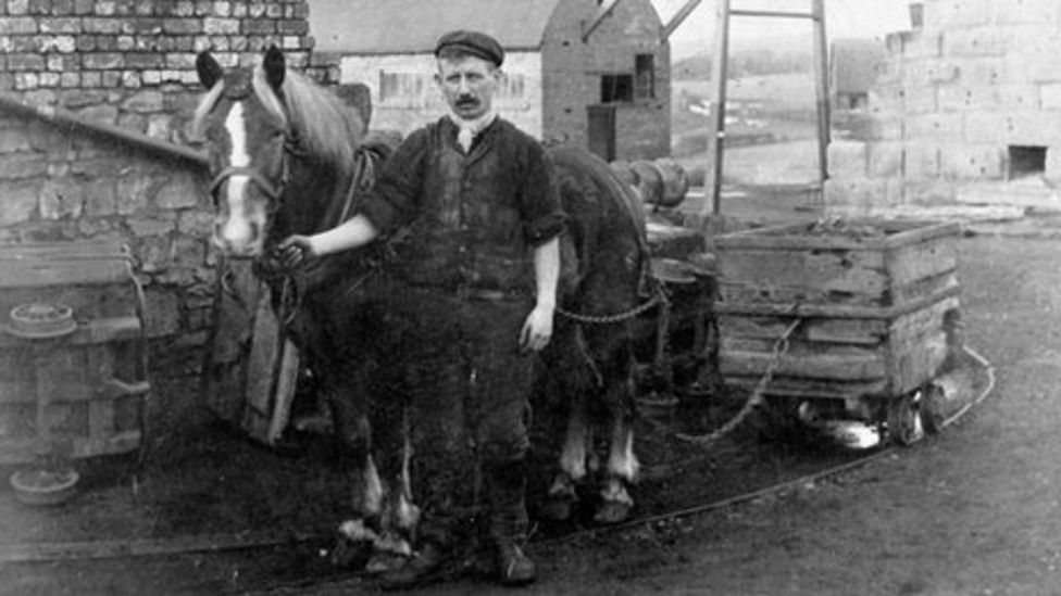 Beamish Museum recreates pit pony stable block - BBC News