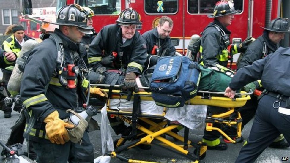 Two firefighters killed in Boston Back Bay blaze - BBC News Two firefighters killed in Boston Back Bay blaze - BBC News