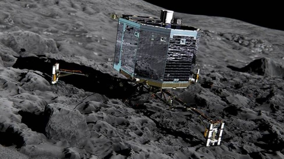 Rosetta's target is 'double' comet - BBC News