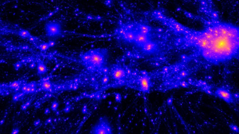 Dark matter 'ghosts' through galactic smash-ups - BBC News