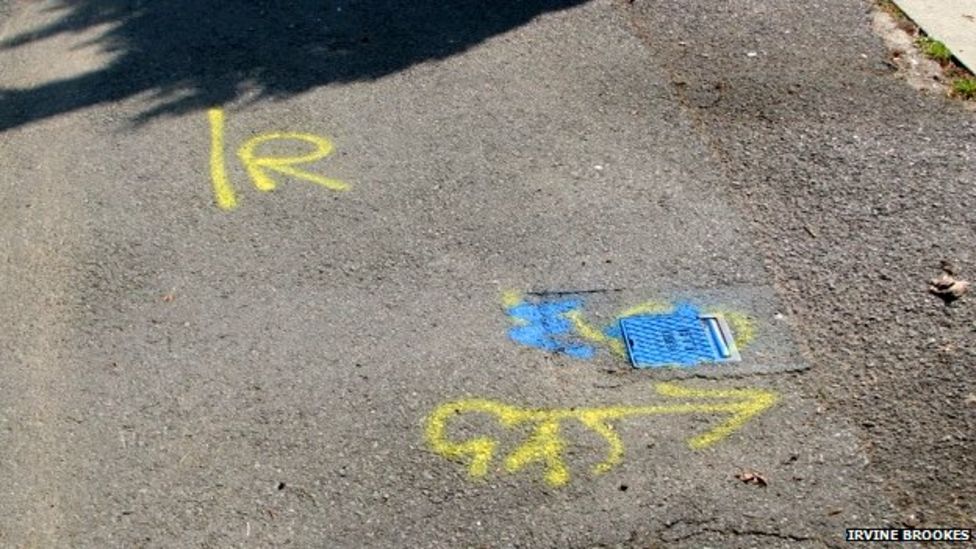 Your pavement squiggle markings decoded - BBC News