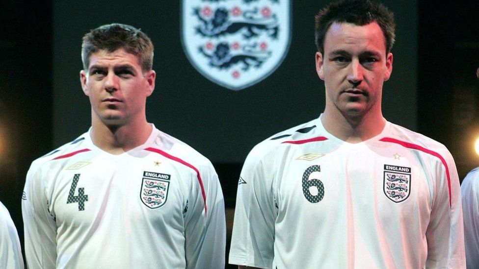 Pictures: History of England footy kit - BBC Newsround