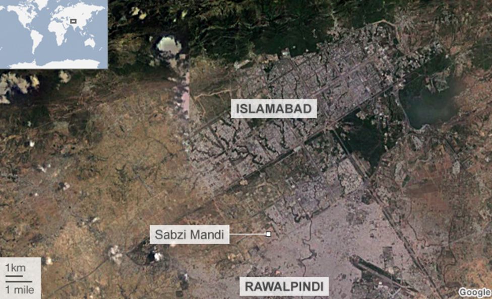 Pakistan market bomb 'kills at least 20' in Islamabad - BBC News