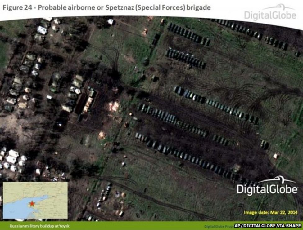 In pictures: Russian military build-up near Ukraine - BBC News