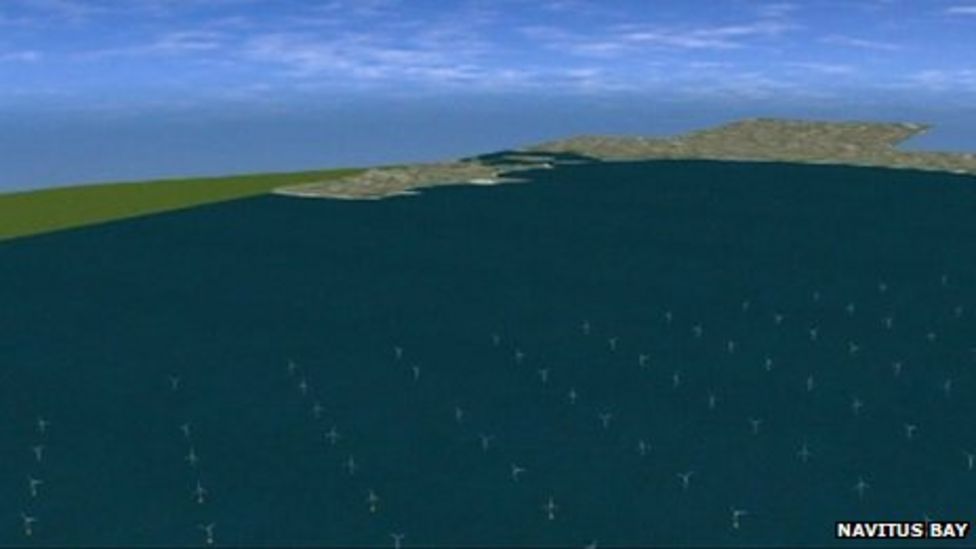 Navitus Bay wind farm proposes compensation to businesses - BBC News