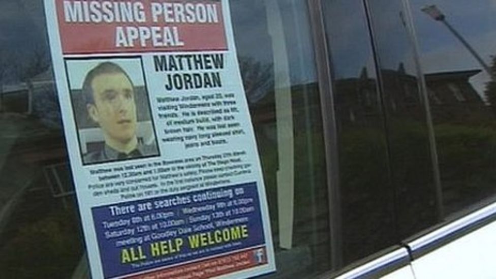 Windermere body confirmed as student Matthew Jordan - BBC News