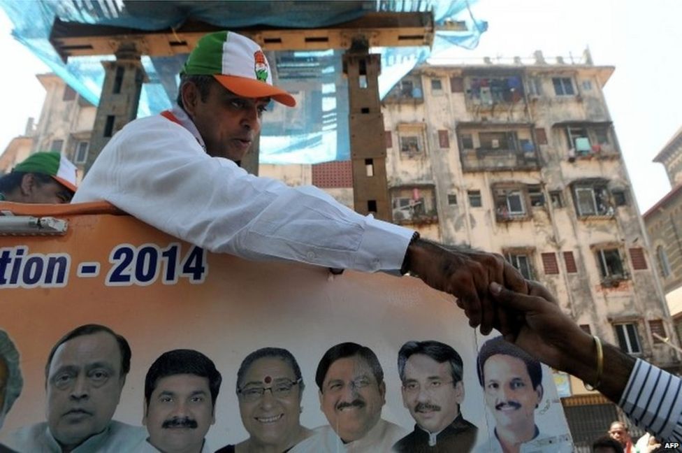 In pictures: Mumbai goes to vote - BBC News
