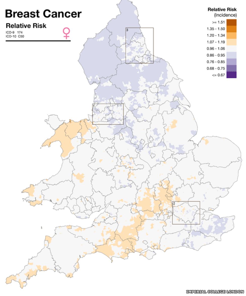 Health atlas allows online search of risk by area - BBC News