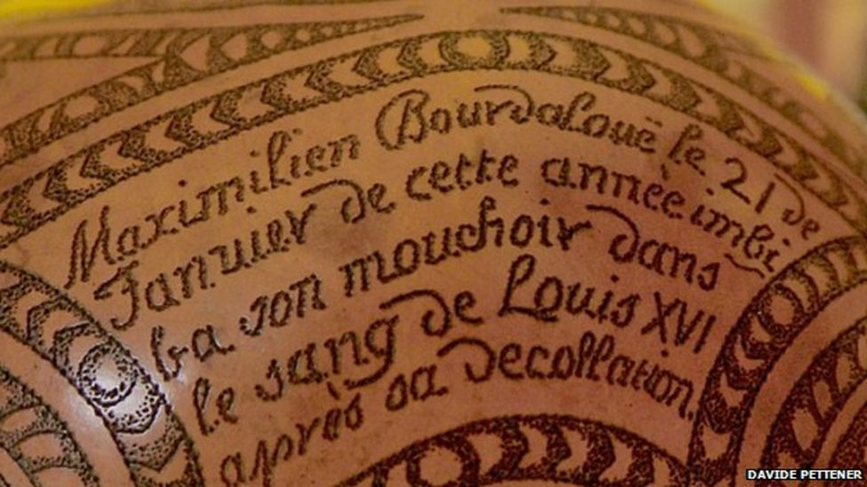 Blood in gourd 'is not from beheaded Louis XVI' - BBC News