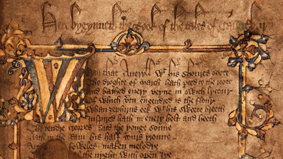 Original Chaucer manuscript in Aberystwyth goes online - BBC News
