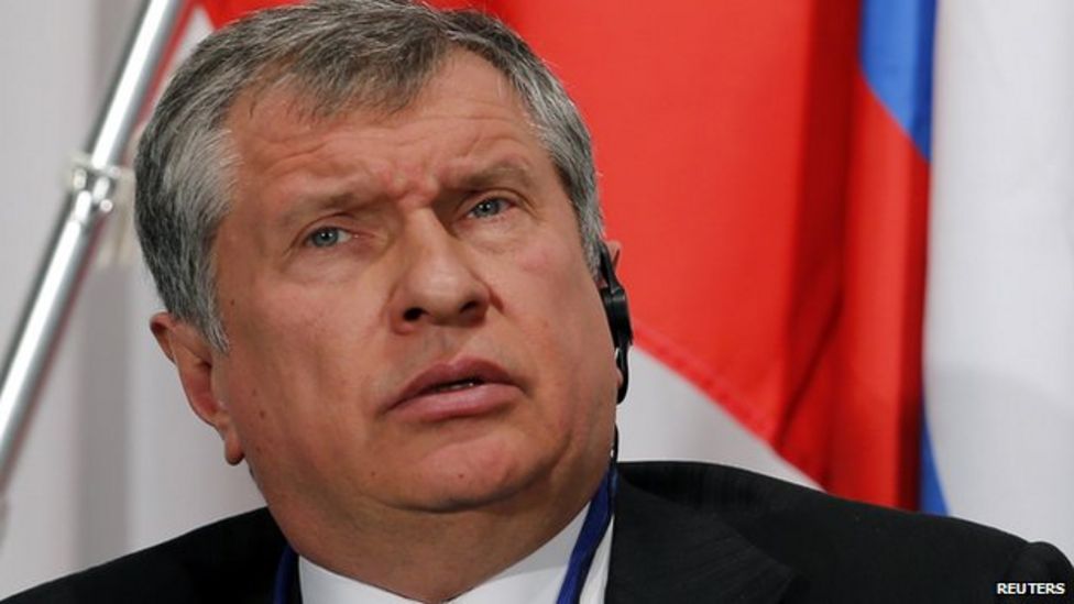 Rosneft boss Igor Sechin defiant over US sanctions - BBC News
