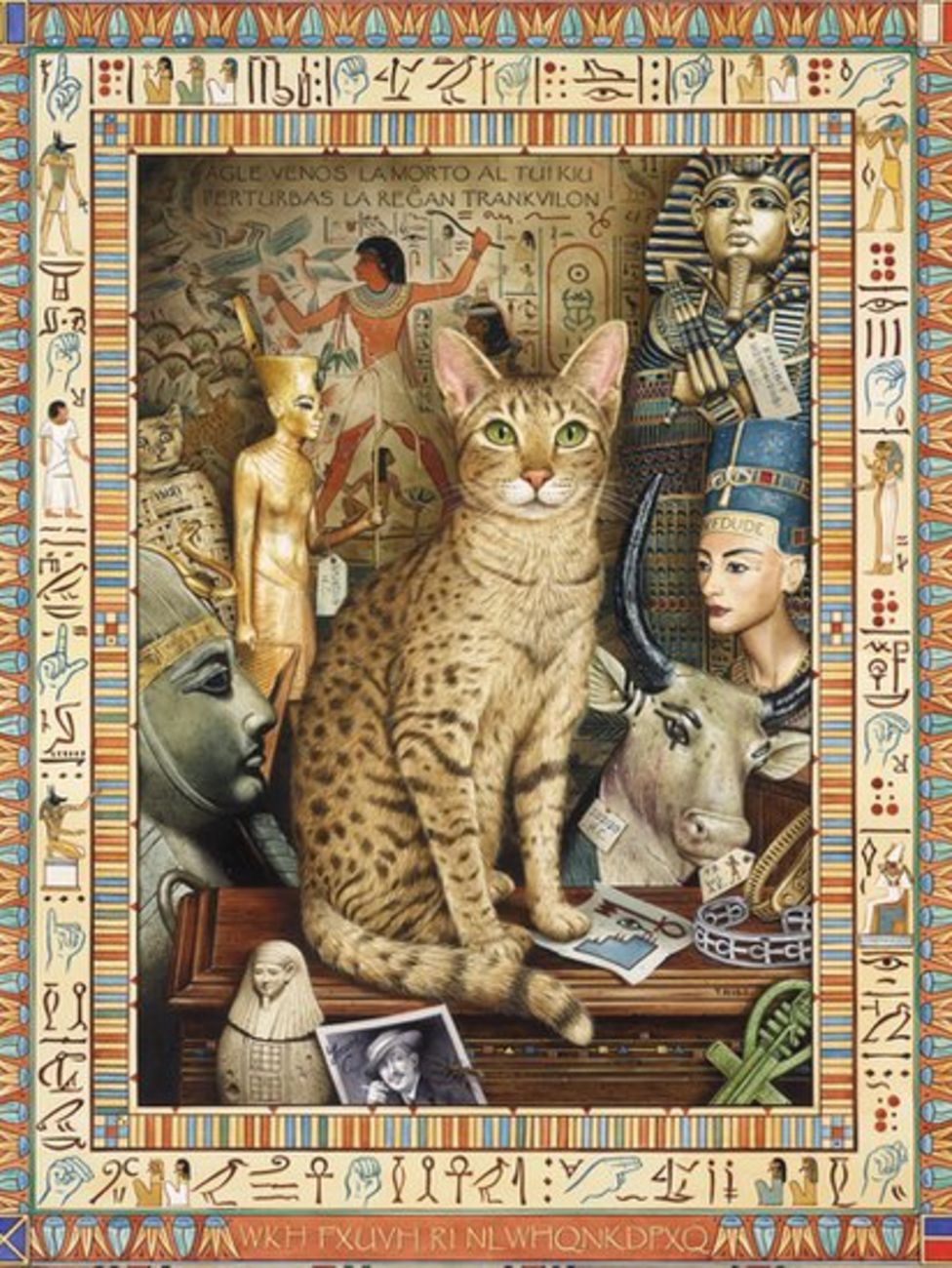 In pictures: Prolific artist Geoff Tristram in exhibition - BBC News