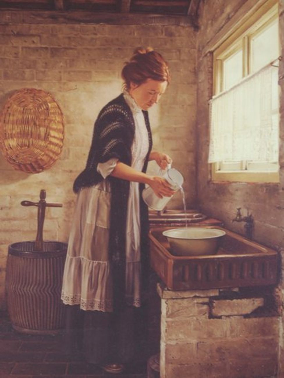 In pictures: Prolific artist Geoff Tristram in exhibition - BBC News