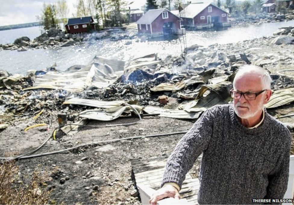 Sweden fire turns cans of rotten fish into exploding missiles - BBC News