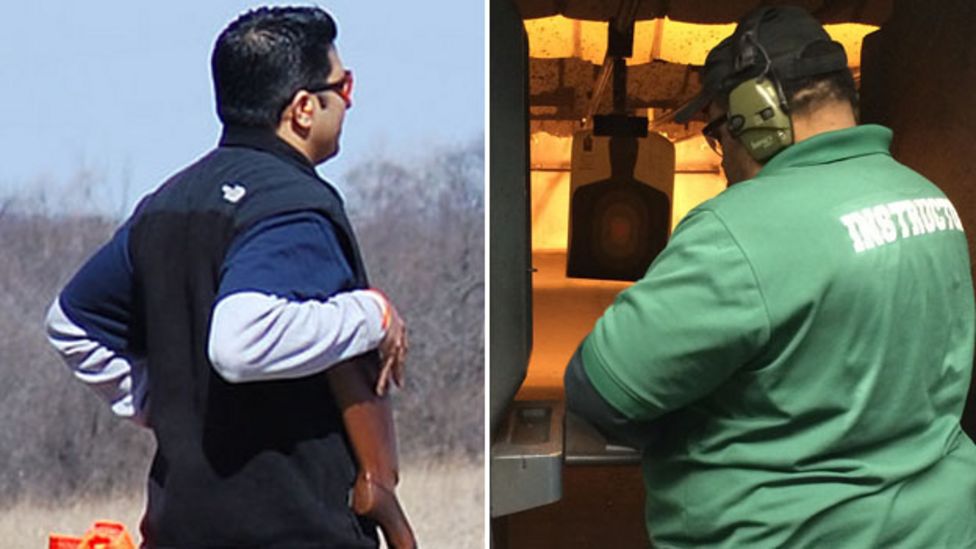 A tale of two gun ranges in the US Midwest - BBC News