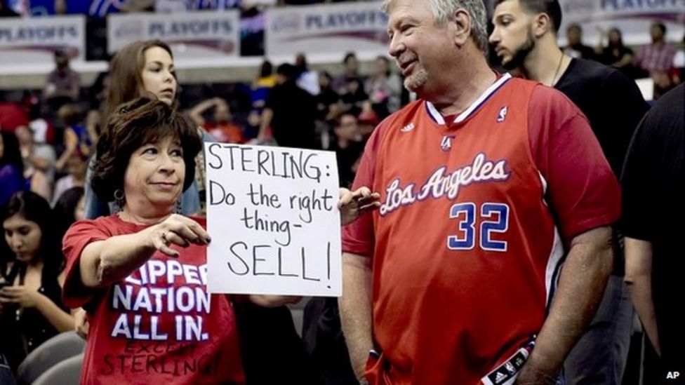 Clippers owner Donald Sterling admits 'terrible mistake' - BBC News